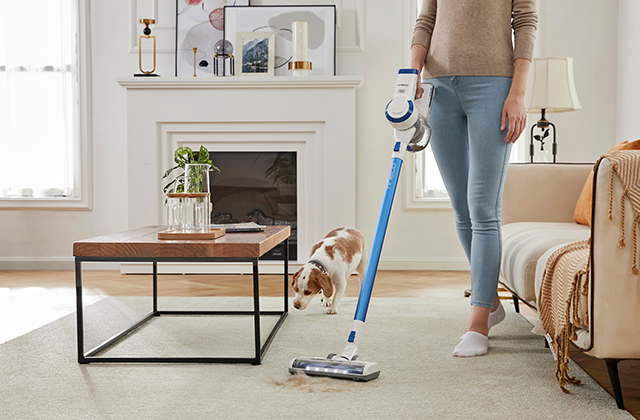 Tineco A10 HERO: Cordless Stick Vacuum with 350W Brushless Motor & LED ...